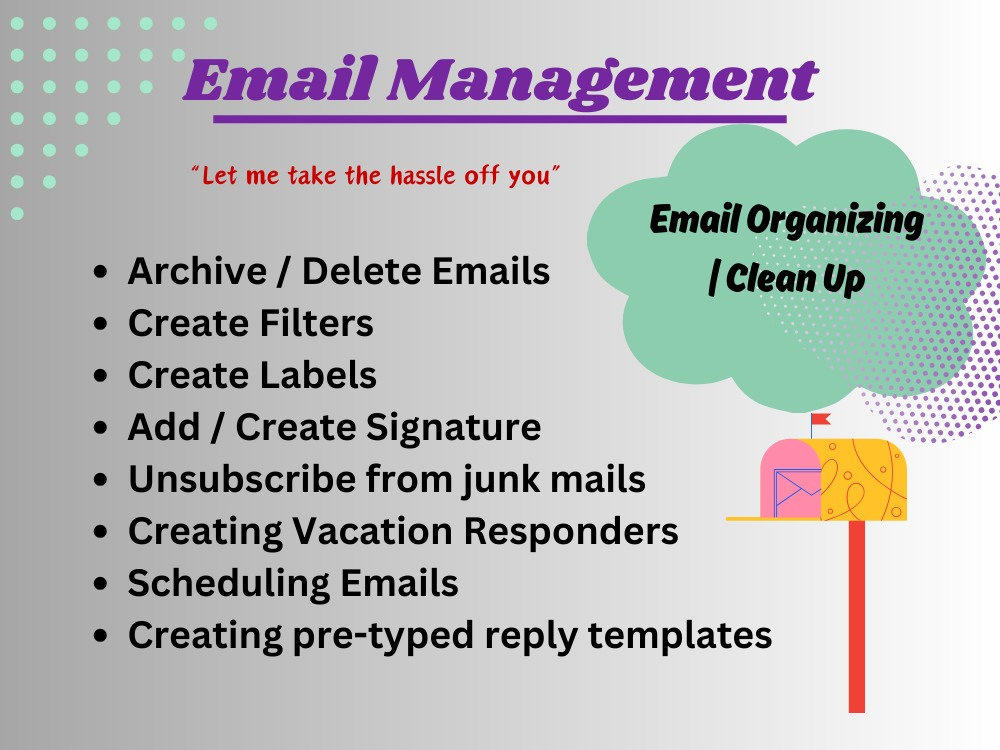 Professional email management | organizing services | Upwork