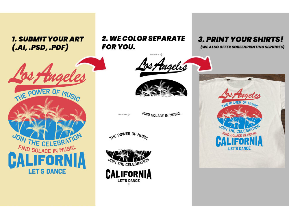 Color Separations for Screen Printing | Upwork