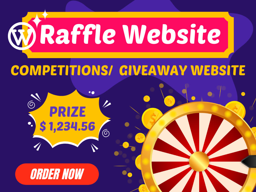 A raffle website design , giveaway, and competition | Upwork