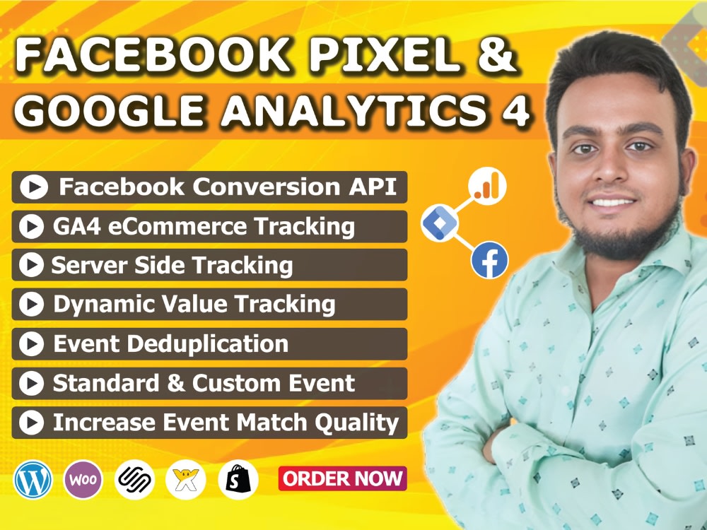Facebook Pixel Conversion API, Server Side Tracking by Google Tag Manager | Upwork