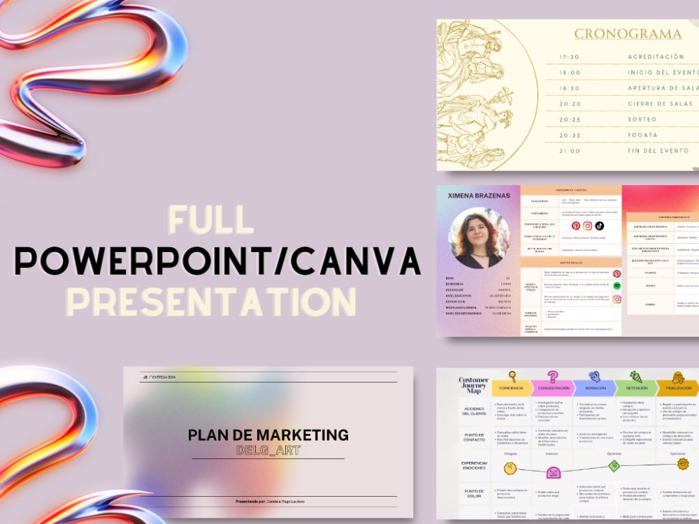 A stylish, fun design for your Canva/PowerPoint presentation | Upwork
