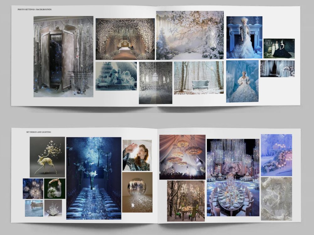 A stunning mood board for your event. Institutional gala or private ...