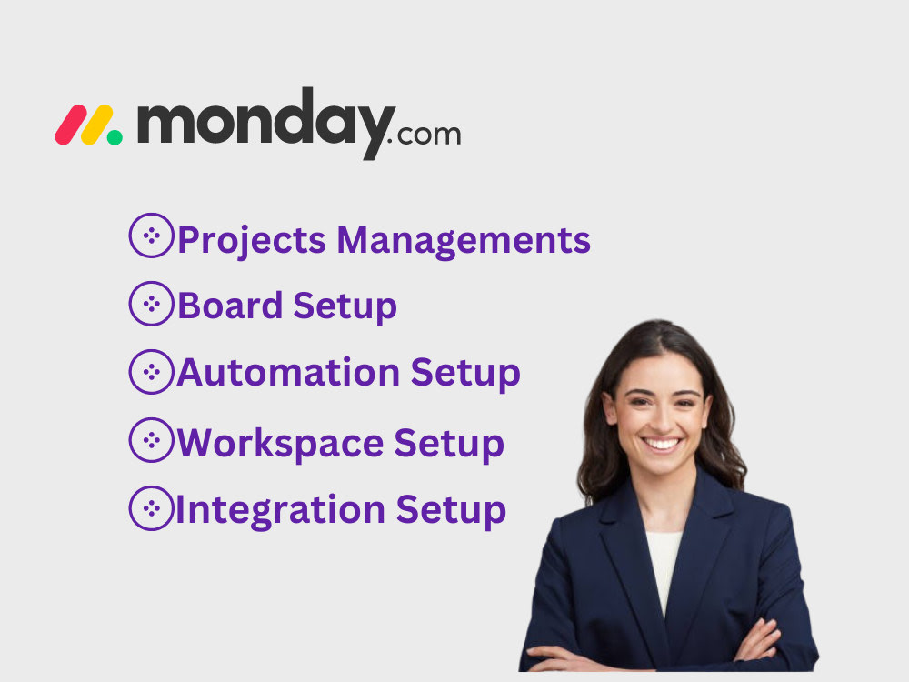 Monday and monday crm setup with Monday.com clickup Notion project asana | Upwork