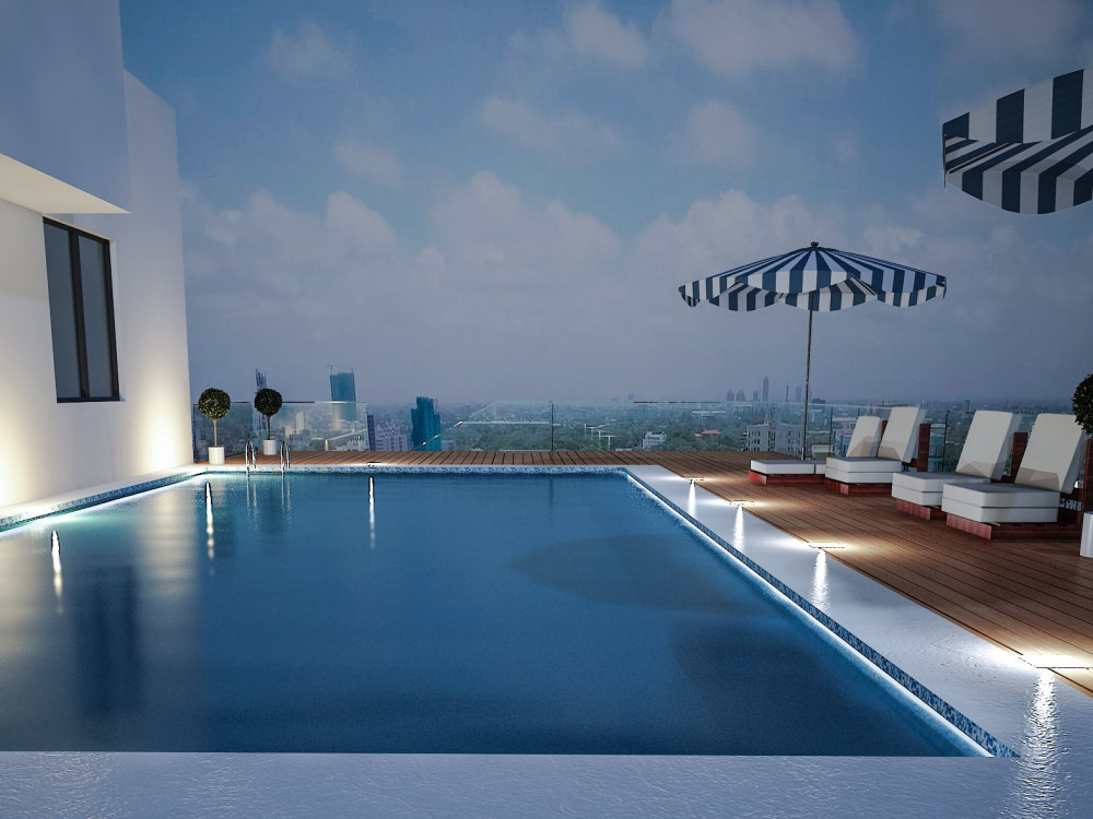 Backyard, Landscape Design, Pool Design, Terrace garden, Courtyard ...