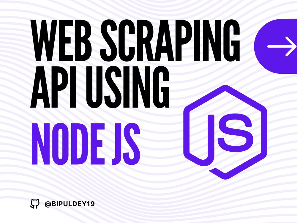 A Web Scraping Api Using Nodejs Upwork