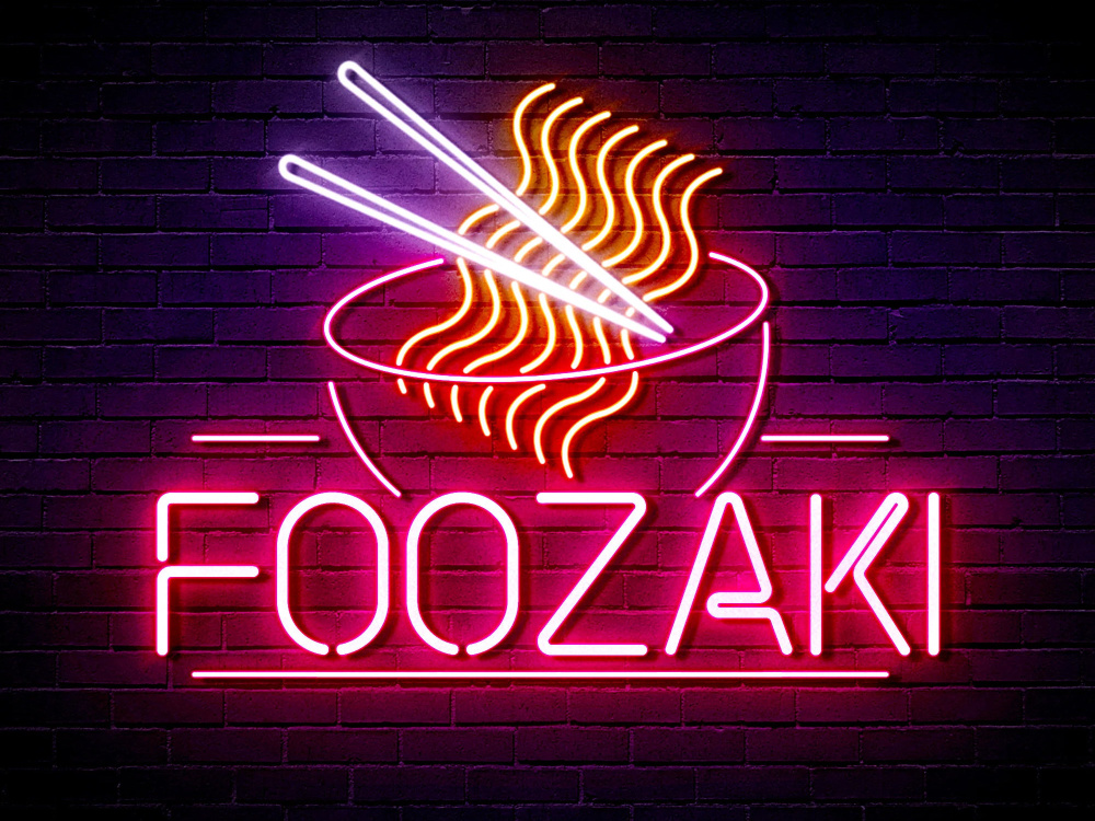 3d neon logo, custom neon sign, Neon Text logo for your brand | Upwork