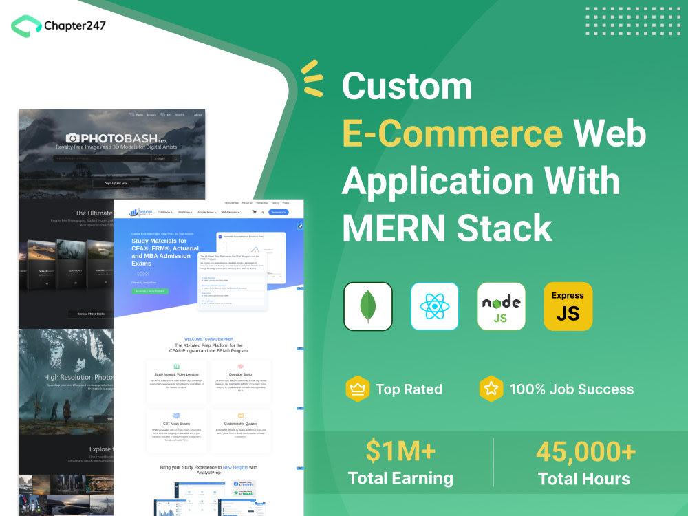 A Power-packed Custom Marketplace Application With MERN Stack | Upwork