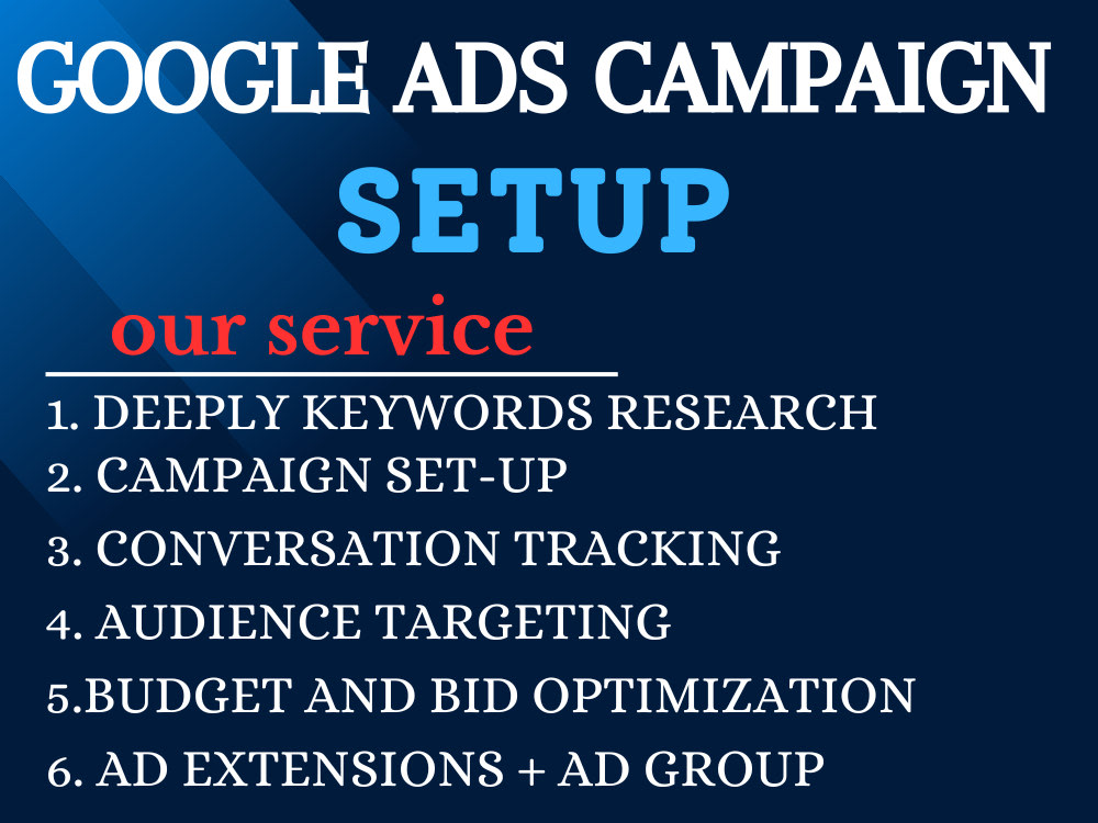 Setup Google Search Ads Campaign | Upwork