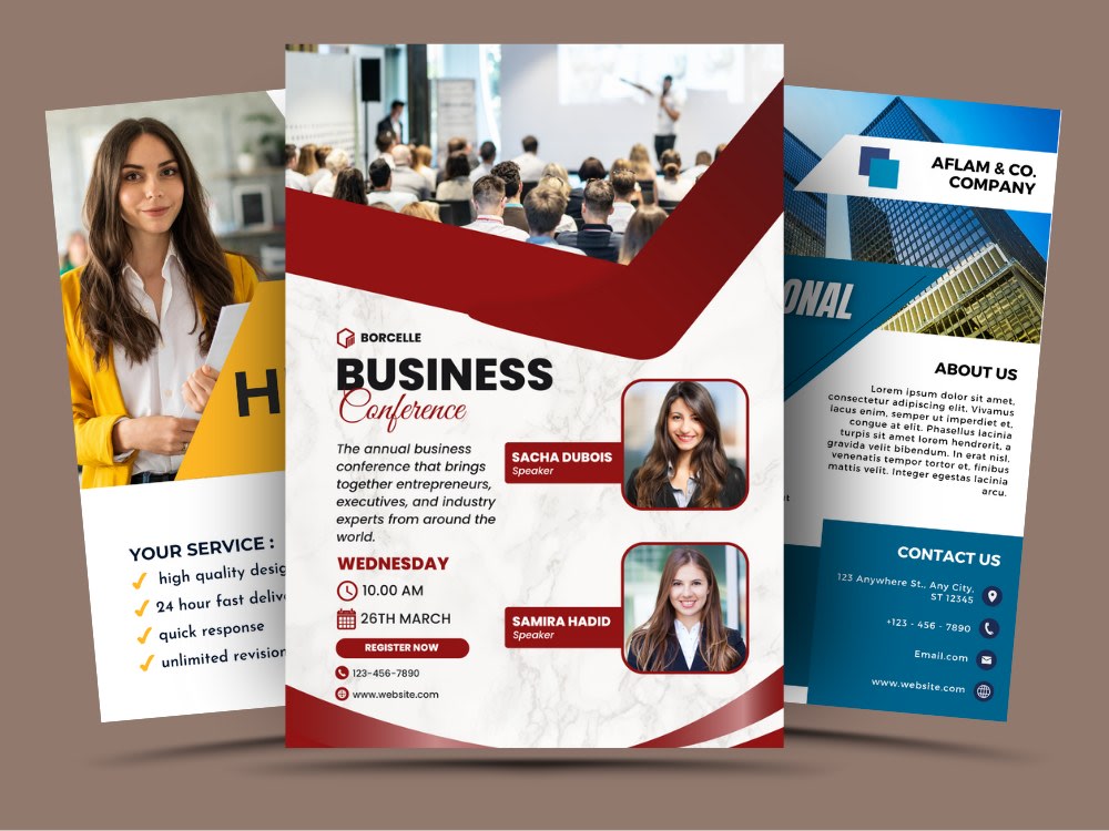 Design custom business flyers | Upwork