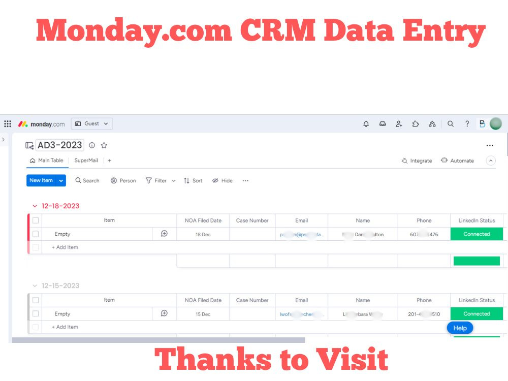 CRM Data Entry Expert | Upwork