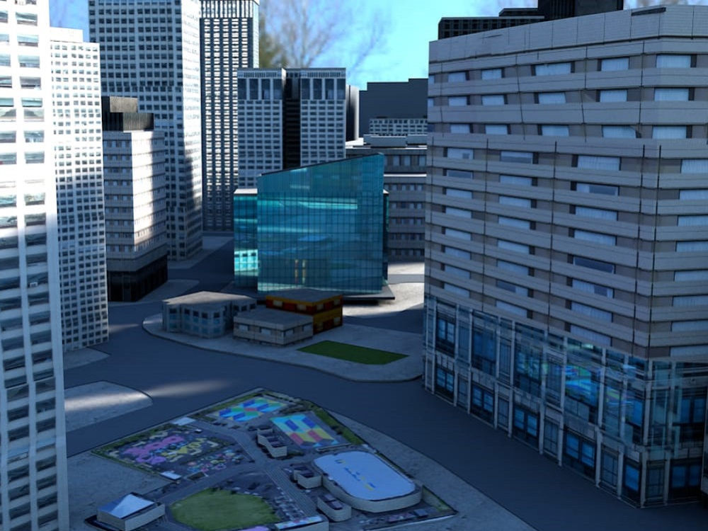 A custom fivem map, gta 5 map, fivem custom mlos, fivem props ...