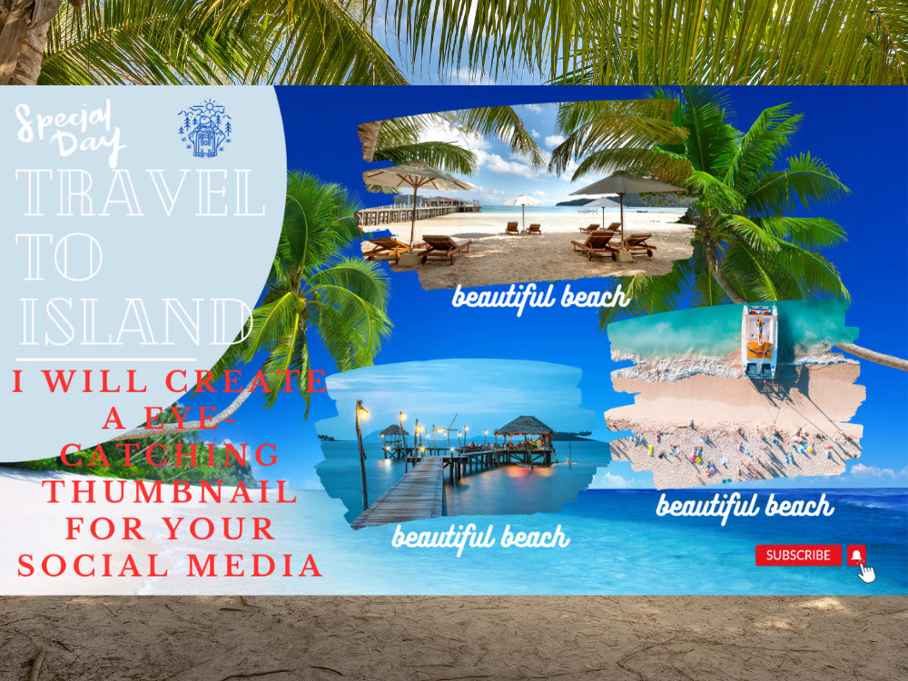 A creative and eye catching thumbnail design for youtube instagram and ...