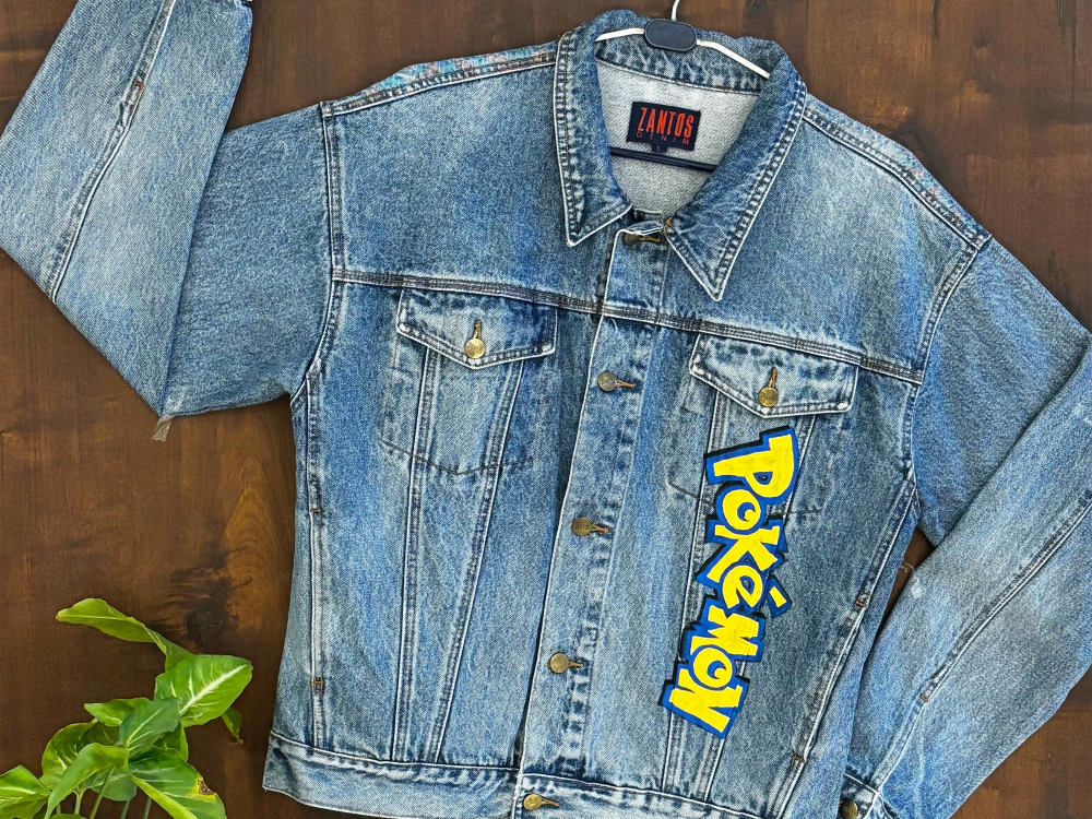 Hand Painted Denim Jacket - POKEMON SQUAD. | Upwork