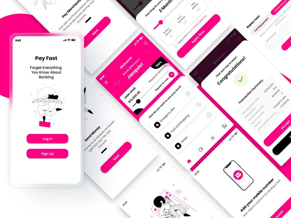 A modern and professional mobile app ux ui | Upwork