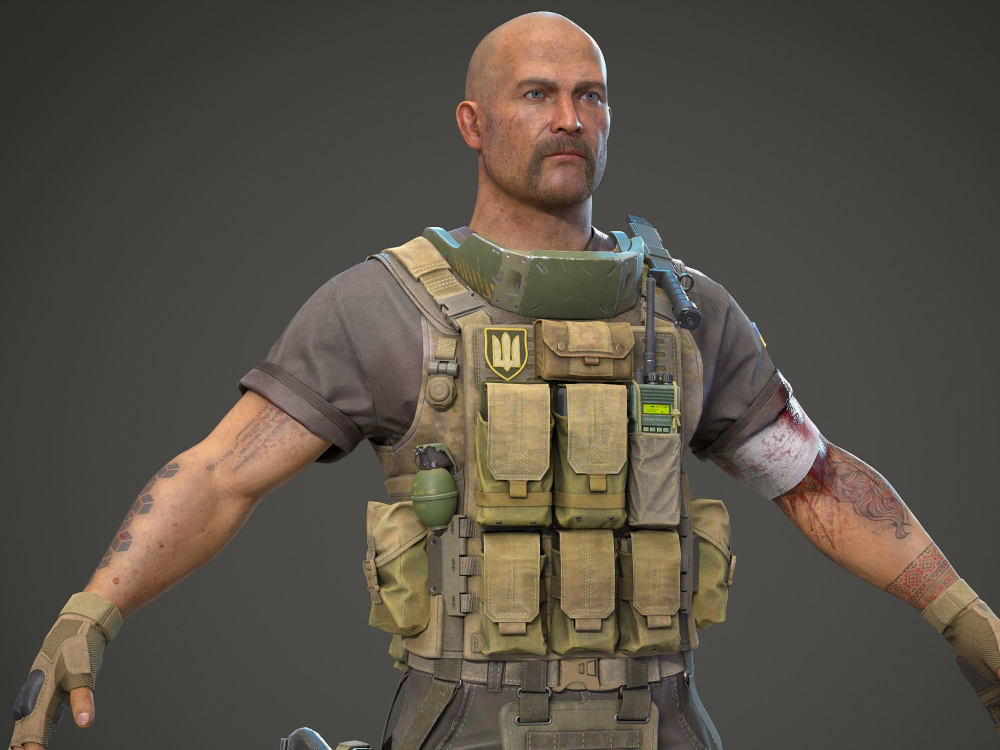 3d realistic metahuman character model, unreal engine cloth rig, daz3d ...