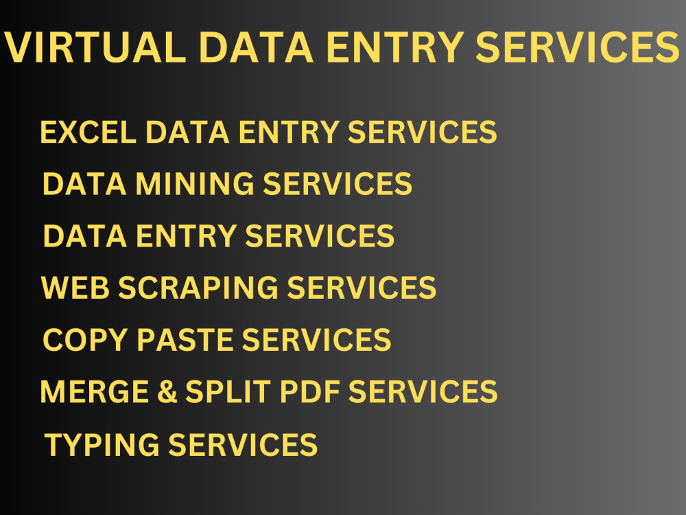 A web searching, copy paste, data mining, Data Entry, PDF Services, | Upwork