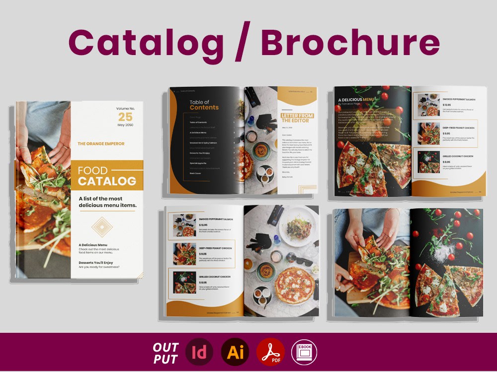 Creative Product Catalog/Booklet Design/Brochure For Your Business | Upwork