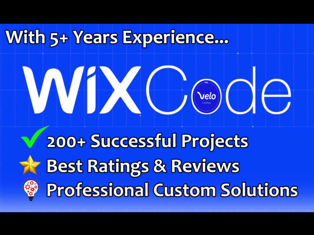 Wix custom and modern website design using velo apis | Upwork