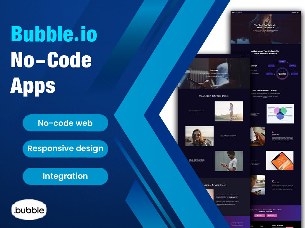 Responsive & Pixel-Perfect No-Code Bubble.io Web & Mobile MVP Development | Upwork