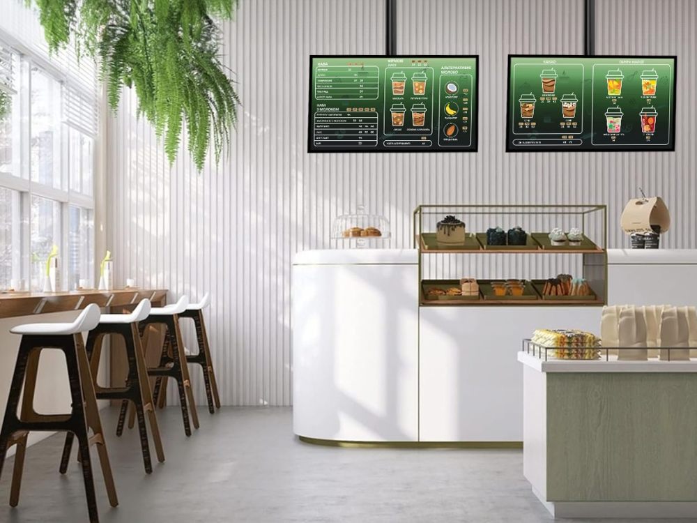 A colourful and illustrated screen menu design for your cafe | Upwork
