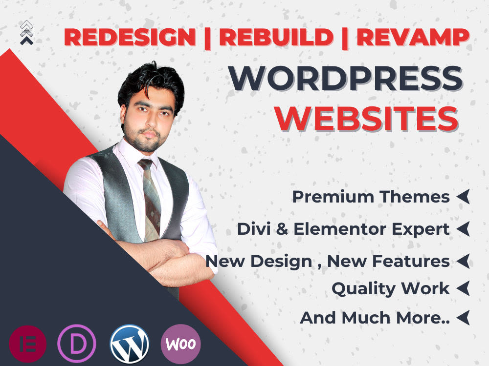 Redesign ,Rebuild, Revamp, WordPress Website Design, With Unique Features | Upwork