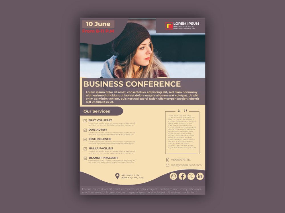 A eye catching flyers, brochure design | Upwork