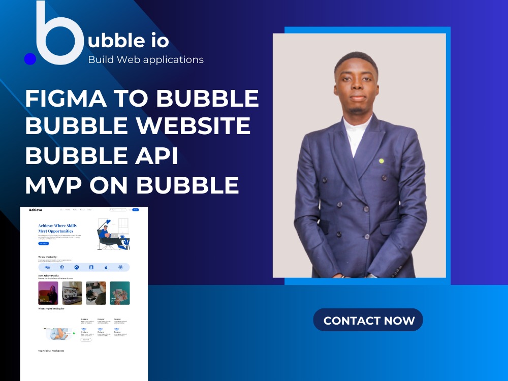 Bubble io web application, figma to Bubble io , Bubble io market place, Api | Upwork