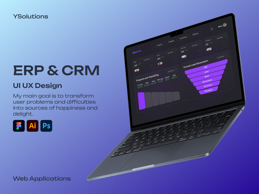 ERP | CRM Web App UX/UI Design | Analytics/Metrics Dashboards ... ERP | CRM Web App UX/UI Design | Analytics/Metrics Dashboards ...
