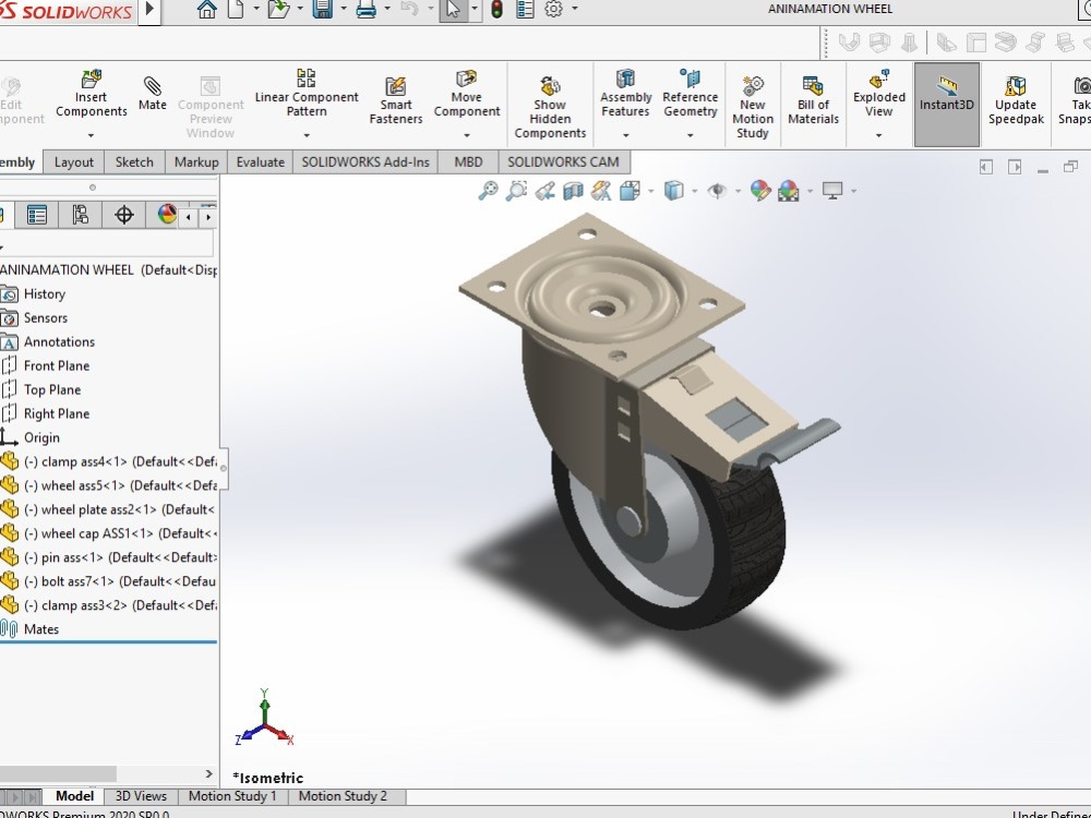 Showcase of Assembly in Solidworks. | Upwork