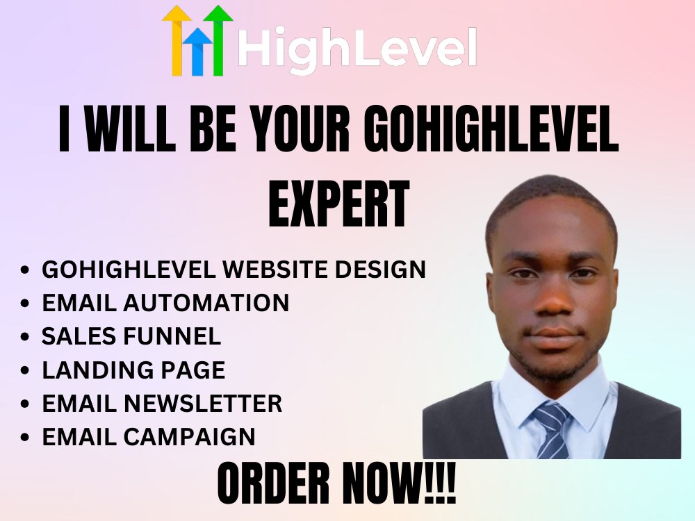 Responsive Landing Page With Ghl Ghl Automation And Account Expert
