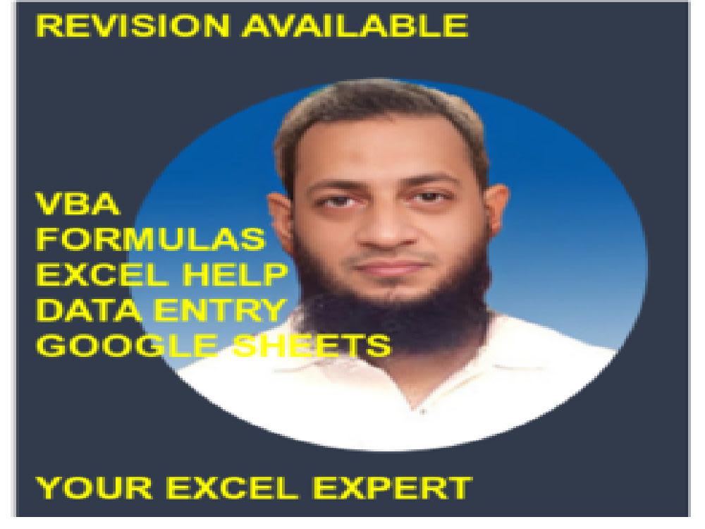 A satisfactory solution of excel and data. | Upwork