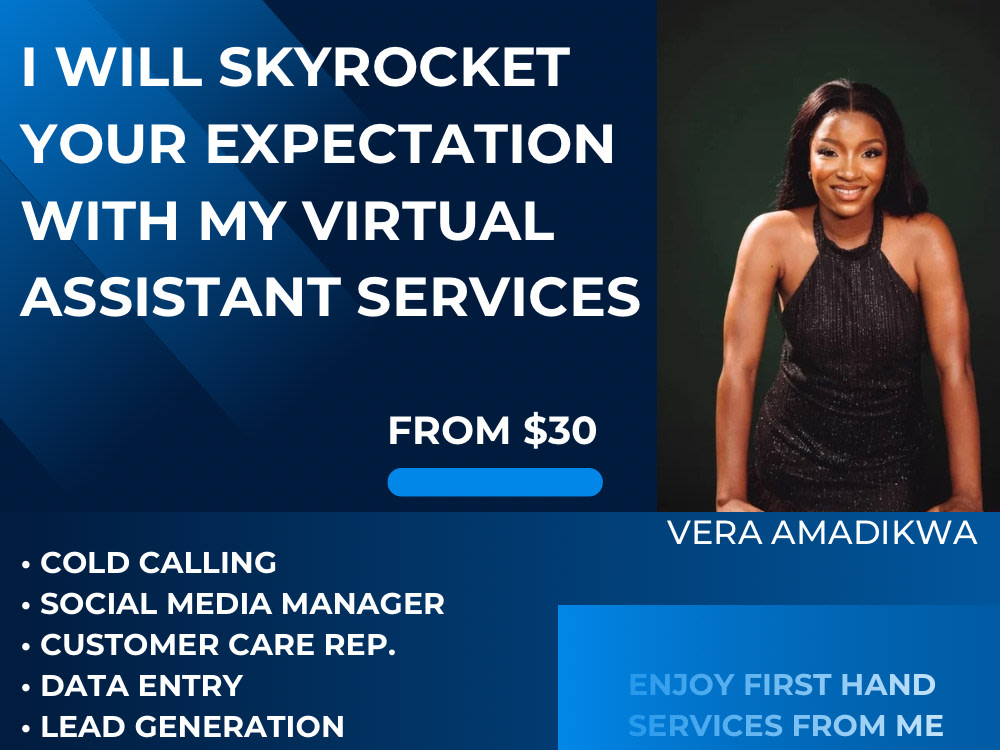 I will skyrocket your expectation with my Virtual Assistant Services | Upwork