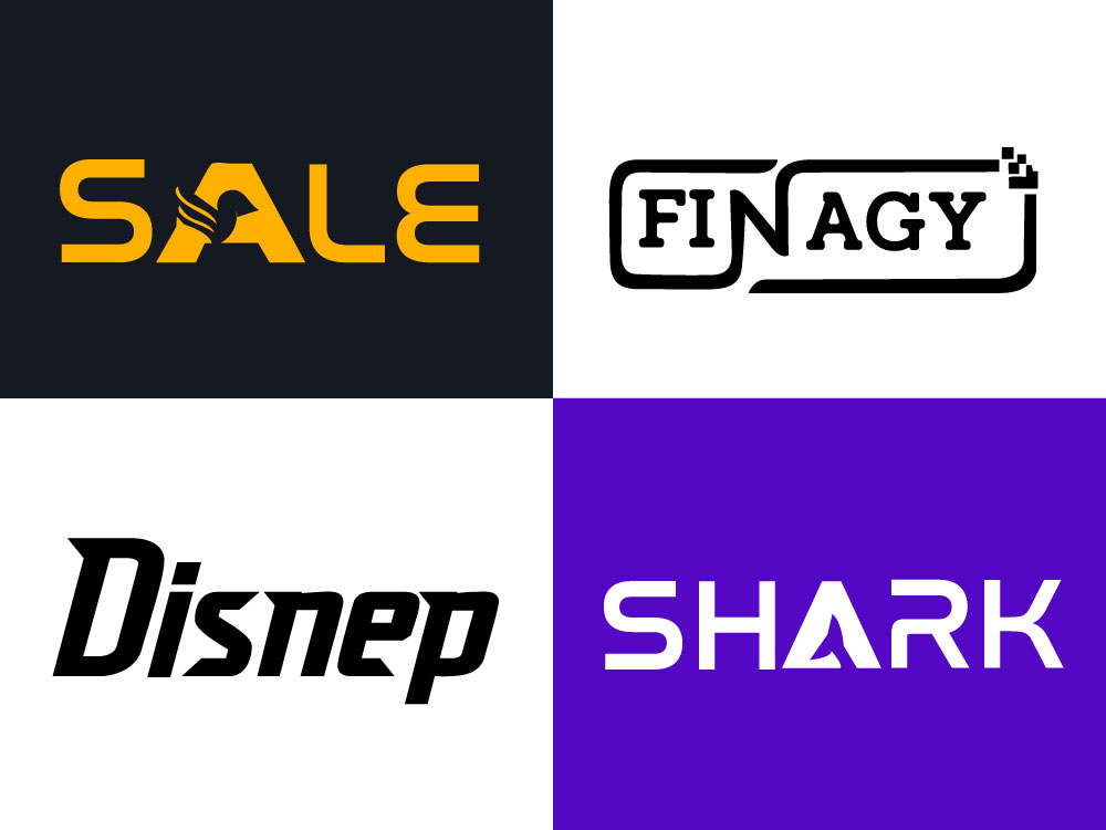 A typography, wordmark, lettermark, font, text logo design | Upwork
