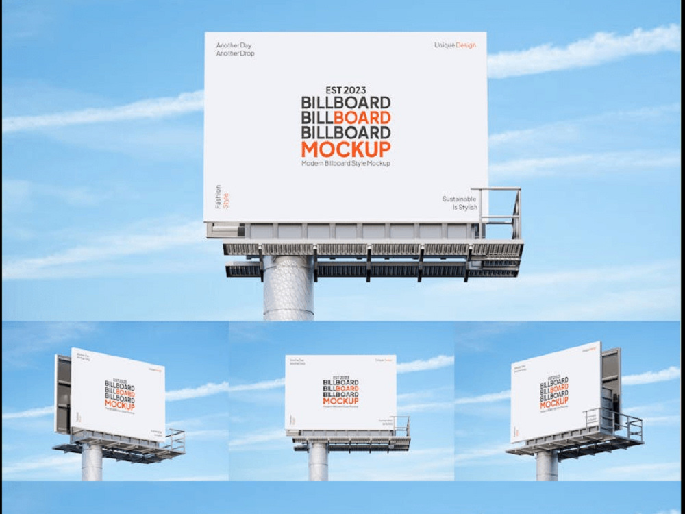 3d billboard design, 3d billboard animation, anamorphic animation, cgi ...