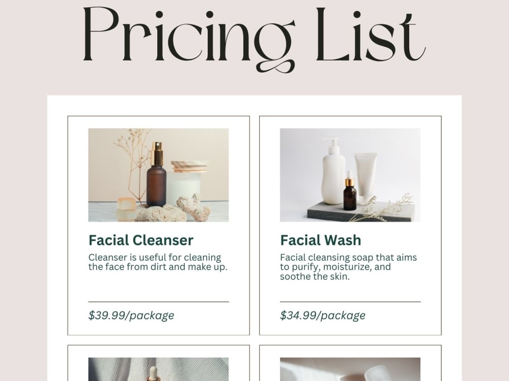 Product Catalogue with Stunning Design, product images, texts content ...