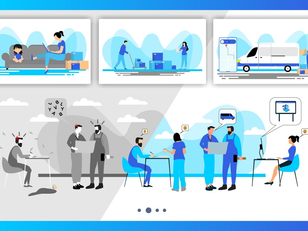 A modern flat illustration for your project | Upwork