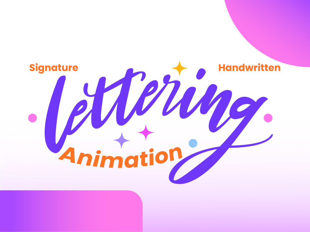 Animate signature, handwritten or lettering logo animation | Upwork