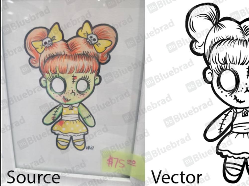 A full vectorized file based off your raster file. | Upwork