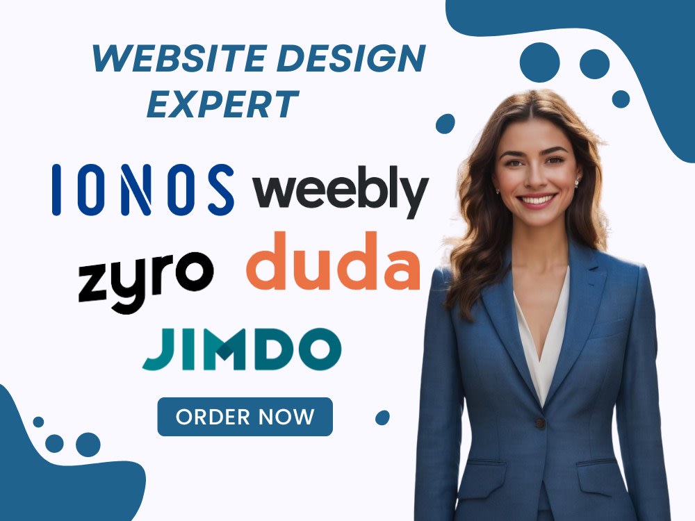 Zyro ionos duda jimdo weebly website design and redesign | Upwork