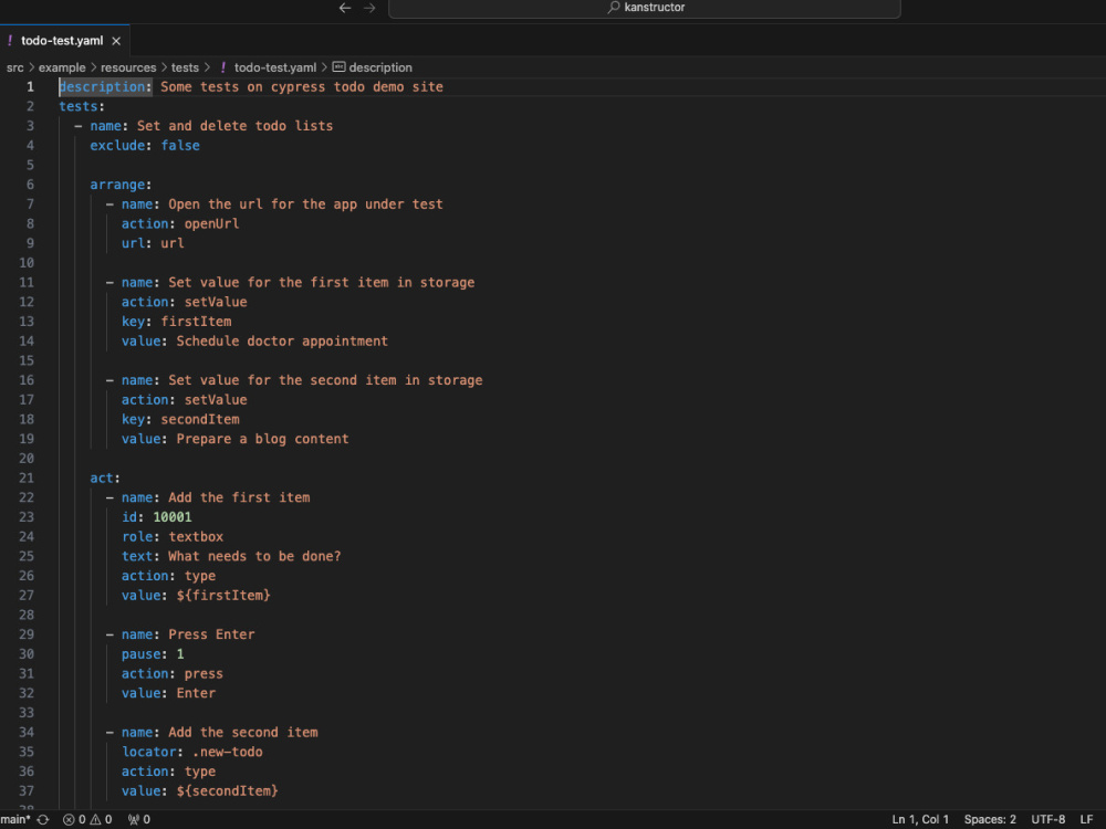 A suite of tests that are built just using yaml language | Upwork