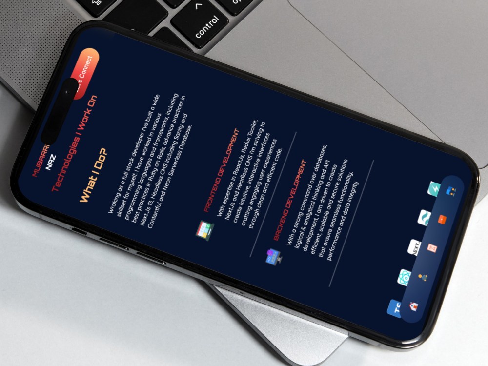 A tailored personal portfolio website using NextJs. | Upwork