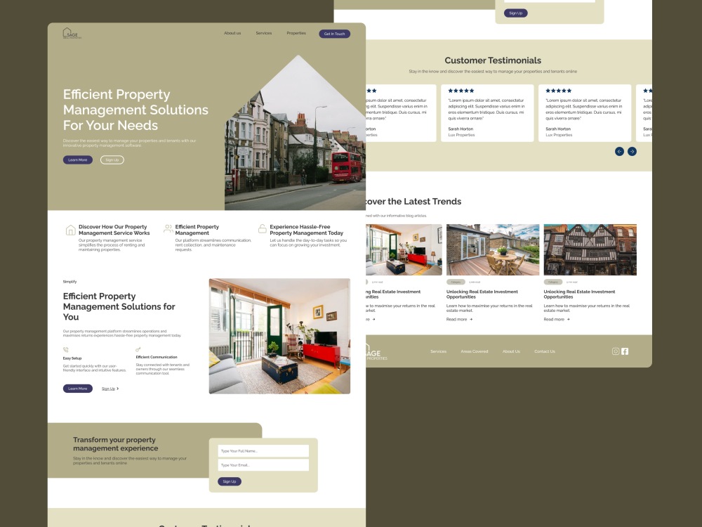 A clean modern web design/ UX & UI for your brand and business | Upwork