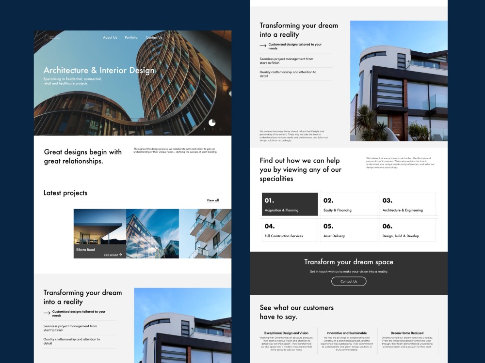 A clean modern web design/ UX & UI for your brand and business | Upwork