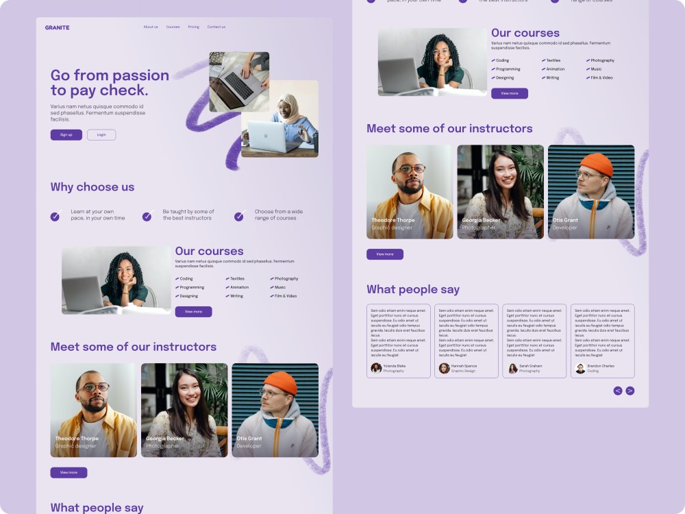 A clean modern web design/ UX & UI for your brand and business | Upwork