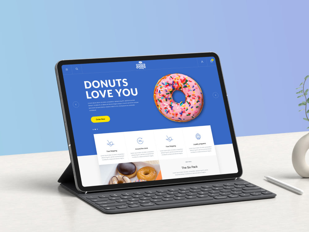 A unique figma website design mockup | Upwork