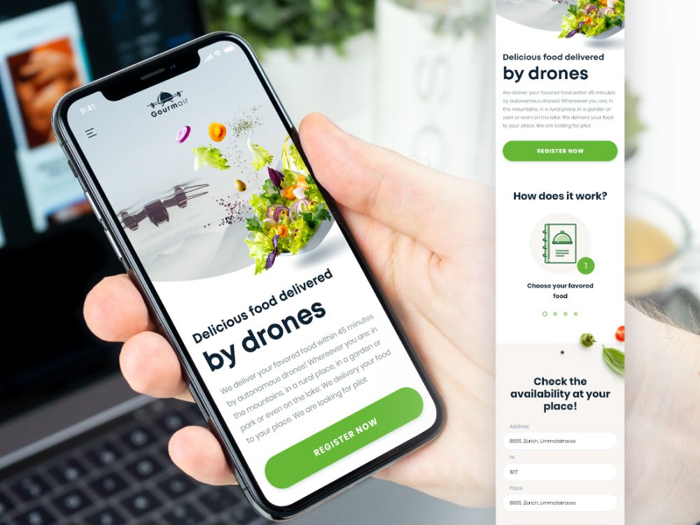 A unique figma website design mockup | Upwork