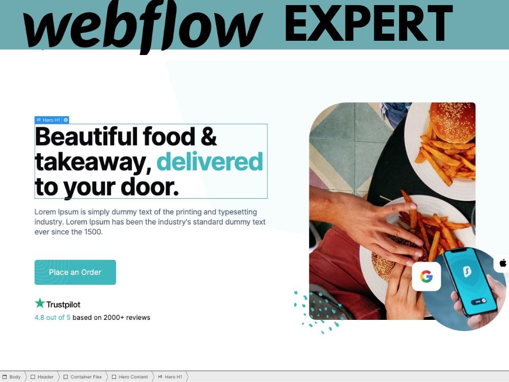 Webflow developer to design A Webflow website | squarespace | Figma | Upwork