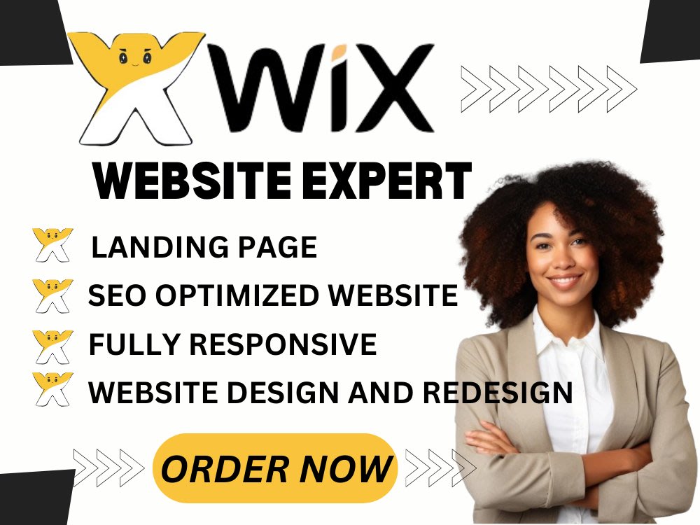 Wix website design or redesign, wix responsive landing page, ecommerce ...