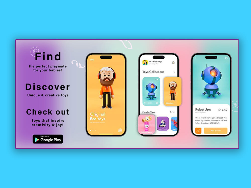 Promotional Artwork or App Store Feature Assets for iOS App Featuring ...