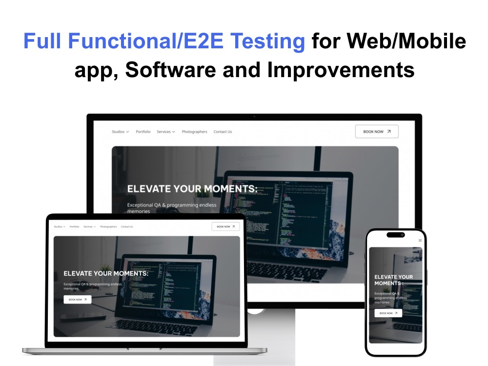 Full Functional/E2E Testing for Web/Mobile app, Software and ...